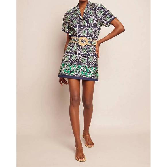 Cara Cara | Skirts | New Cara Cara Blaze Mini Skirt In Le Stampe Eve ...